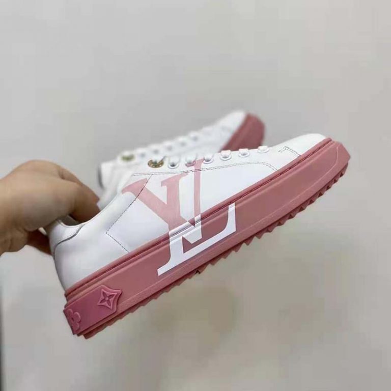 Louis Vuitton Time Out Sneakers Pink Lily | semashow.com